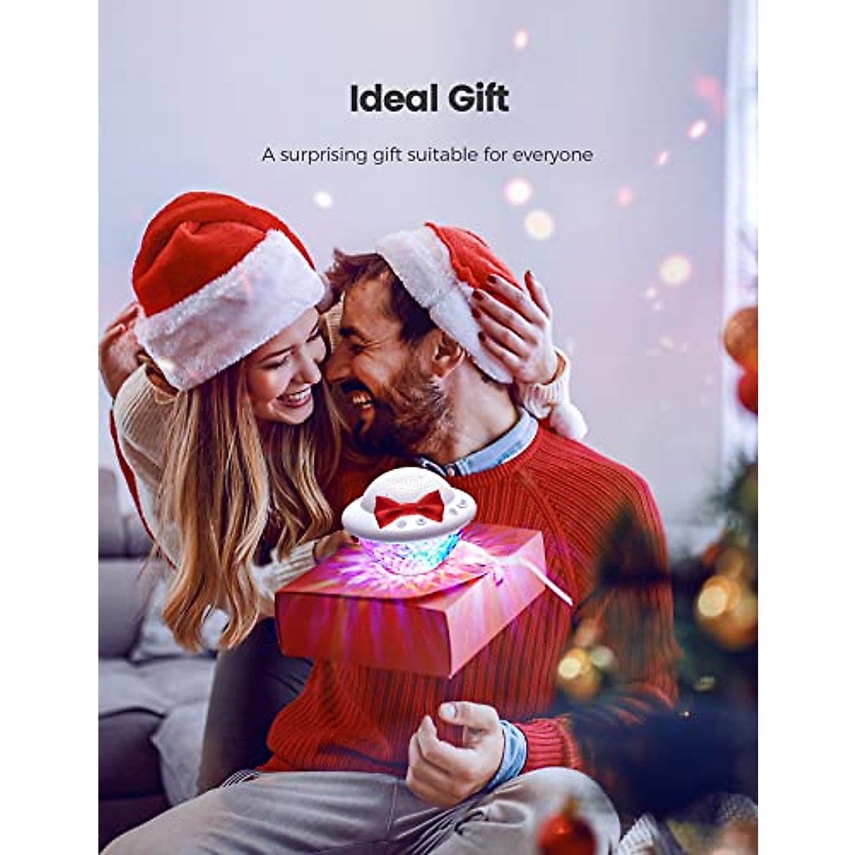 Floating Pool Speakers with Colorful LED Lights, IPX7 Waterproof Hot Tub Bluetooth Speaker, 10W Stereo Loud Sound, Built-in Mic, Portable Wireless Speakers for Shower Bathtub Outdoor Swim,Ideal Gifts