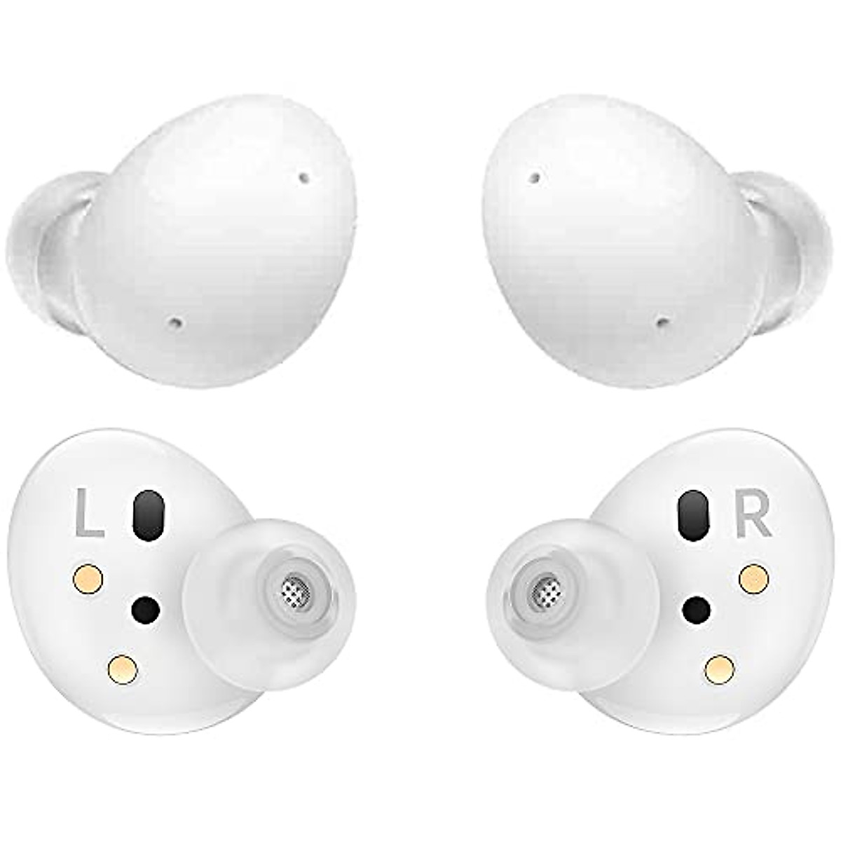 SAMSUNG Galaxy Buds2 True Wireless Earbuds Noise Cancelling Ambient Sound Bluetooth Lightweight Comfort Fit Touch Control, International Version (White)