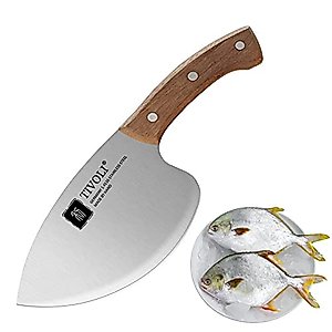 TIJERAS Seafood Market Aquatic Fish Knives Professional Tool Kitchen Knife Sharp Slaughter Fish Special Knife Meat Cleaver