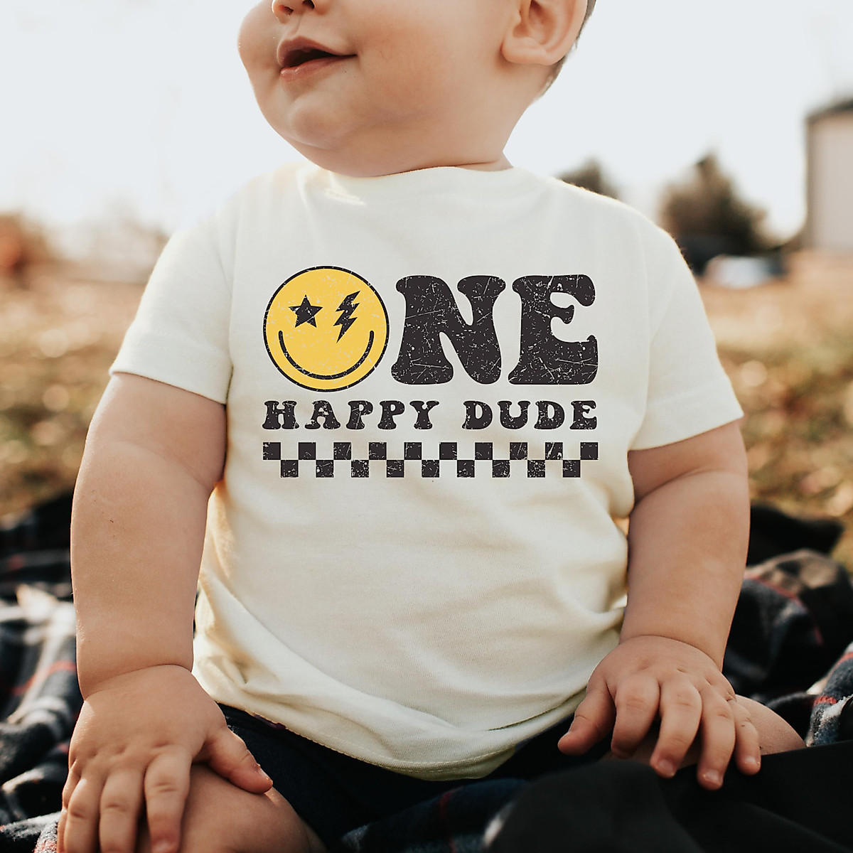 One Happy Dude 1st Birthday Matching Family Outfits for Baby Girls and Mom and Dad Natural Shirt 18 Months