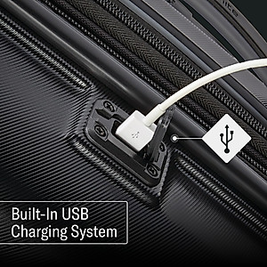 Samsonite Omni 2 Hardside Expandable Luggage with Spinner Wheels, Carry-On 19-Inch, Rose Gold