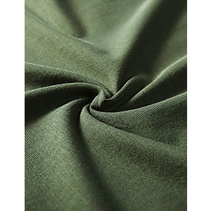 CRZ YOGA Pima Cotton Womens Short Sleeve Shirt Loose Casual Yoga T-Shirt Athletic Workout Tops Nature Green Large