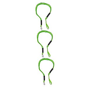 Abaodam 3pcs Boat Rope Boat Dock Lines Elastic Mooring Rope Dock Rope Marine Accessories Black Bungee Cords Braid Accessories Boat Accessory Dock watercraft Safety Rope Outdoor Boat Supply