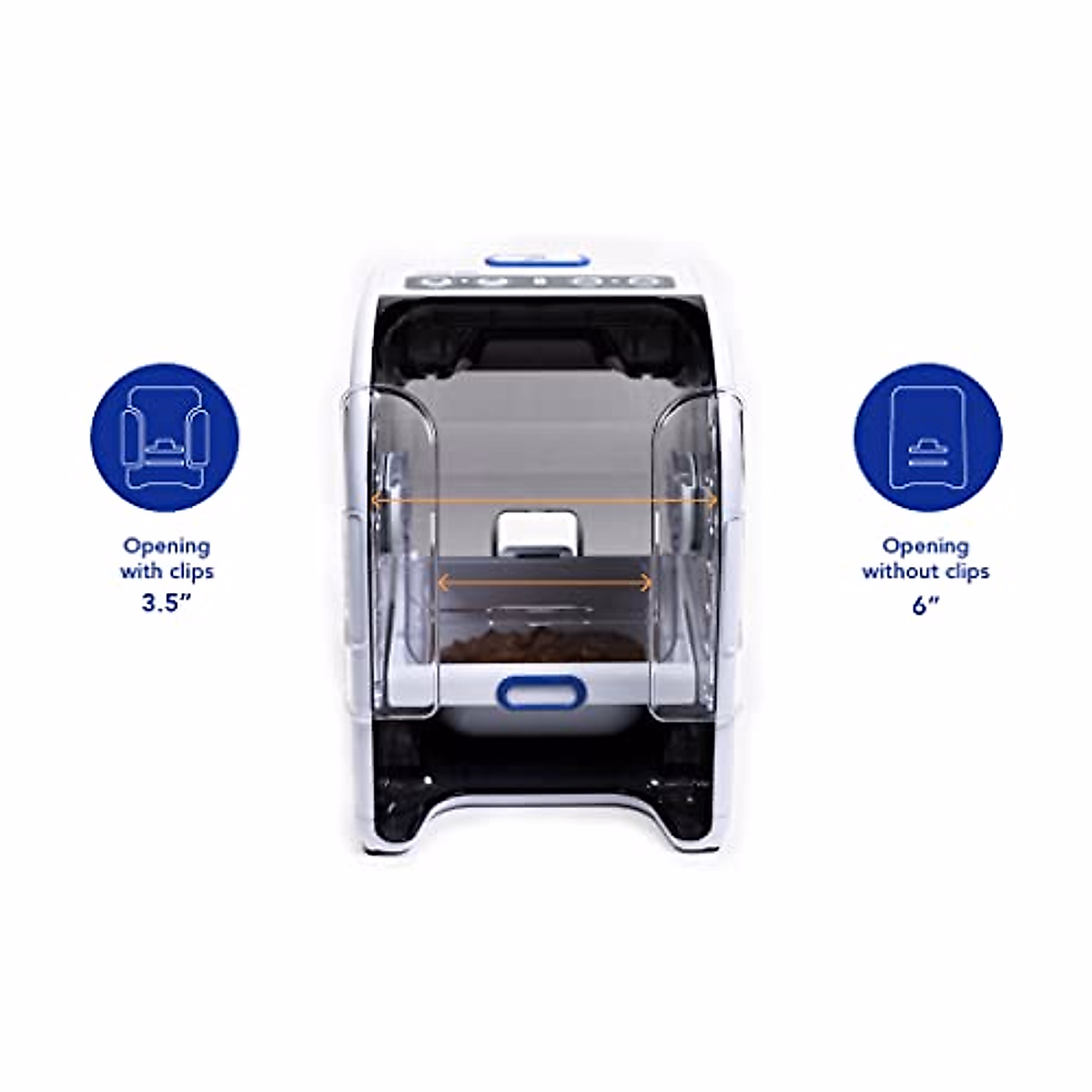 MiBowl Automatic Microchip Pet Feeder with Included ID Disc - for Cats and Small Dogs - BPA and BHT Free Bowl and Enclosed Back - Great for Specialized or Prescribed Diets