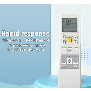Replacement Remote Control for Daikin Air Conditioner FTXN09KEVJU FTXN24KVJU 2MKS50G2V1B ARC452A20 ARC452A21 ARC452A22 ARC452A1 ARC452A9 ARC452A15 ARC452A16 ARC452A17 ARC452A18 ARC452A19