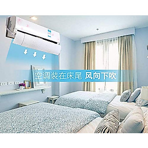 Adjustable Foldable Air Conditioner Deflector Confinement Air Deflector Outlet Air Wing Air Cooled Baffle Wind Direction Telescopic Windshield for Home