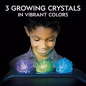 NATIONAL GEOGRAPHIC Geology Bundle – Including Rock Collection Box for Kids, Crystal Growing Kit, and Gemstone Dig Kit, Real Gemstones and Crystals, Science Kit for Boys and Girls (Amazon Exclusive)