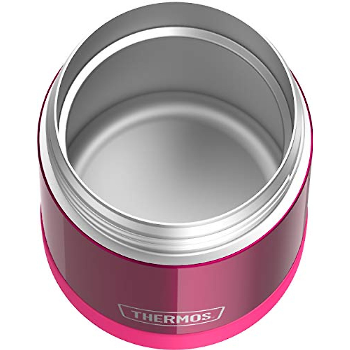 THERMOS FUNTAINER 10 Ounce Stainless Steel Vacuum Insulated Kids Food Jar, Pink