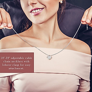 To My Beautiful Daughter Necklace, Daughter Necklace From Mom With Luxury Box, Daughter Gift From Mom, Daughter Birthday Gifts From Mom, Love Knot Necklace For Daughter, Mother Daughter Necklace