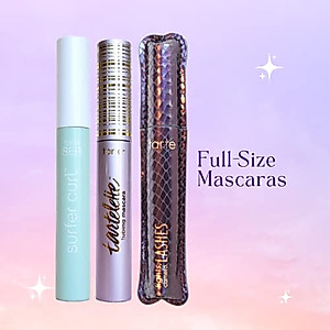 Tarte Must Have Mascaras Bestsellers Set:: SEA Surfer Curl Volumizing Mascara; Lights, Camera, Lashes 4-in-1 Mascara; Tartelette Tubing Mascara