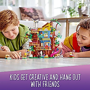 LEGO Friends Friendship Tree House 41703 Set with Mia Mini Doll, Nature Eco Care Educational Toy, Gifts for Kids, Girls and Boys Ages 8 Plus