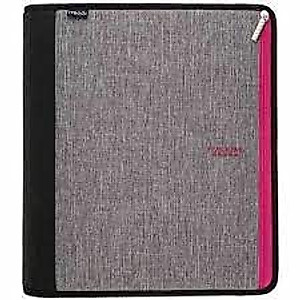 Five Star 2" Zipper Binder 605 Sheet Capacity Pink