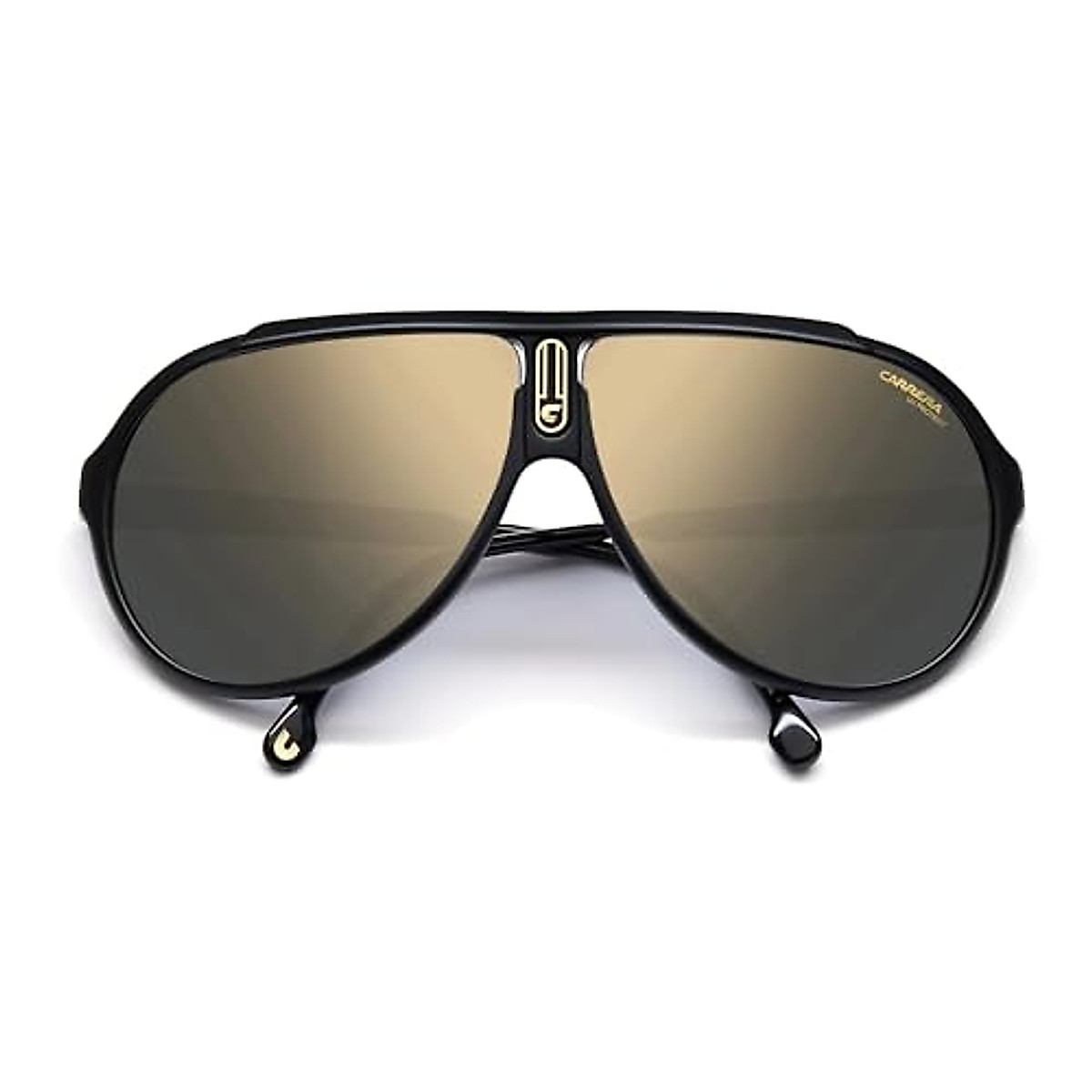 Carrera Unisex Sunglass Style Endurance65/N Pilot, Matte Black/Grey Gold Mirrored, 63mm, 10mm