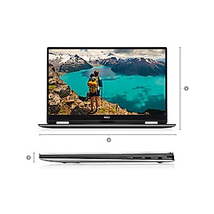 Newest Dell XPS 9365 QHD+ (3200 x 1800) Touch Screen 2-in-1 Laptop Notebook Convertible Tablet PC (Intel Core i7-7Y75, 16GB Ram, 512GB SSD, Camera, WiFi) Windows 10 (Renewed)