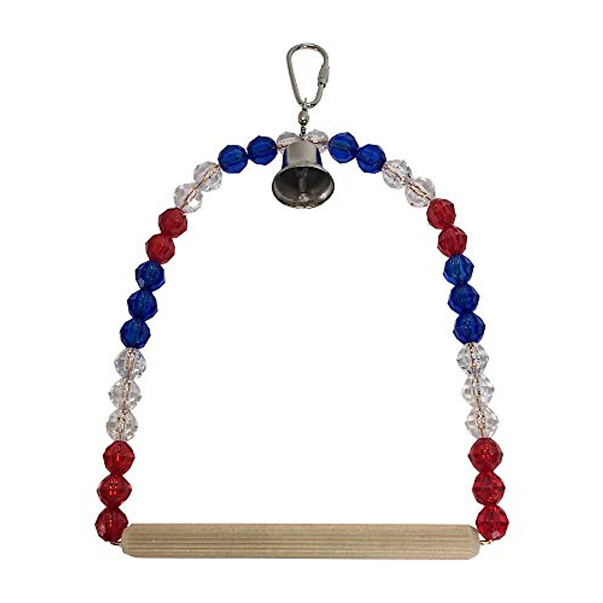 FeatherSmart Cockatiel Parakeet Bird Swing (9" h x 6" w