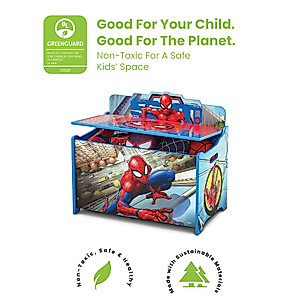 Delta Children Deluxe Toy Box, Spider-Man