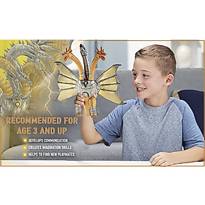 TwCare Godzilla vs. Mecha King Ghidorah, 2021 Movie Series Movable Joints King of The Monsters Action Figures Birthday Kid Gift, Carry Bag