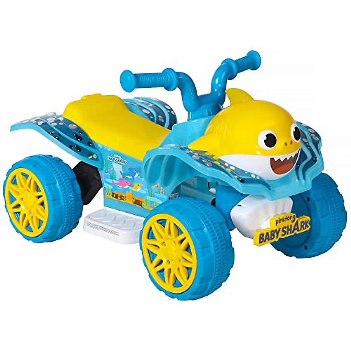 Dynacraft Baby Shark 6-Volt Unisex Kids Ride-on for Age 1.5-3 Years