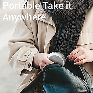 SoundMe Mini Sleep Sound Machine 30 Soothing Natural Sounds Noise Maker with 36 Volume Control Pink Brown Noise Machine Travel White Noise Machine for Baby Kid Adults Powered by AC or USB Sleep Timer