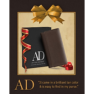 Access Denied Trifold Clutch RFID Wallets For Women - Large Capacity Womens Wallet Coin Pouch Leather Organizer With Checkbook Cover Gifts For Women