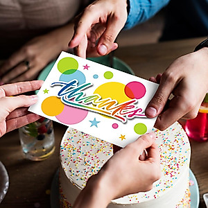 KiDEPOCH Colorful Thank You Cards 30 Pack Thank You Cards bulk 4 × 6 Inch Thank You Cards with Envelopes for Birthday, Valentines’ Day, Baby Shower, Christmas and more