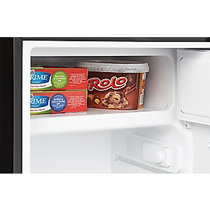 Danby 4.5 cu. ft. Compact Refrigerator with True Freezer (DCR045B1BSLDB-3), Steel