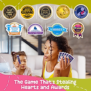 Stack The Scoops Ice Cream Card Game - Irresistible Kids Card Games - Color Matching Games - Fun Family Games to Practice Addition and Multiplication - Travel Card Games