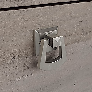 Bush Furniture Salinas L-Shaped Storage | Study Table with Drawers & Cabinets | Home Office Computer Desk, 60W, Driftwood Gray