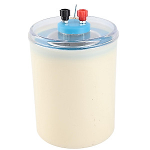 Double Wall Heat Measurement Electric Calorimeter, 150mL Capacity for Physics Lab Experiments with Cover Stand, Stirrer and Support Column, Easy and Accurate Measurements of