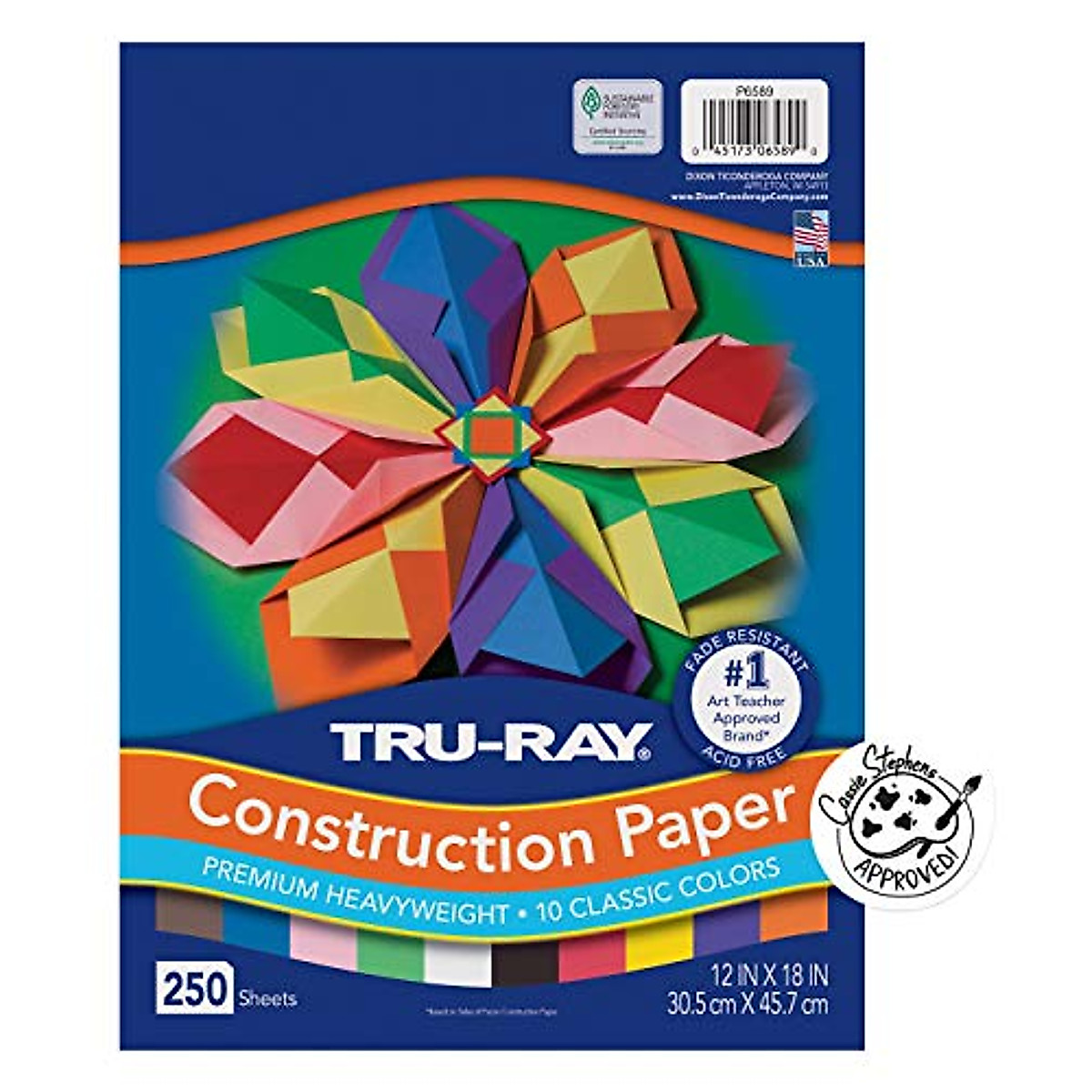 Tru-Ray Heavyweight Construction Paper Bulk Assortment - 10 Colors