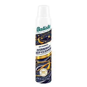 Batiste Overnight Deep Cleanse 200ml, Leave-In Deep Cleansing Dry Shampoo for Overnight Use, Absorbs Oil for Clean Looking Fresh Hair Overnight