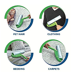 Leo Cleaning Lint Roller Refill (6 Packs 300 Sheets) for Pet's Hairs Lint Remover & Household Cleaning Great for Dog and Cat Hair Suitable for Most Large Lint Rollers, mega Rollers, 10in Wide Rollers