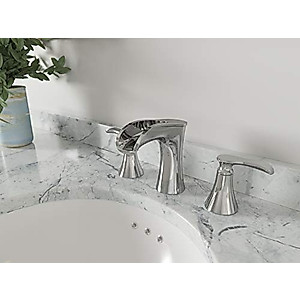 Pfister LF-049-JDCC Jaida Waterfall Widespread Bathroom Sink Faucet, Polished Chrome