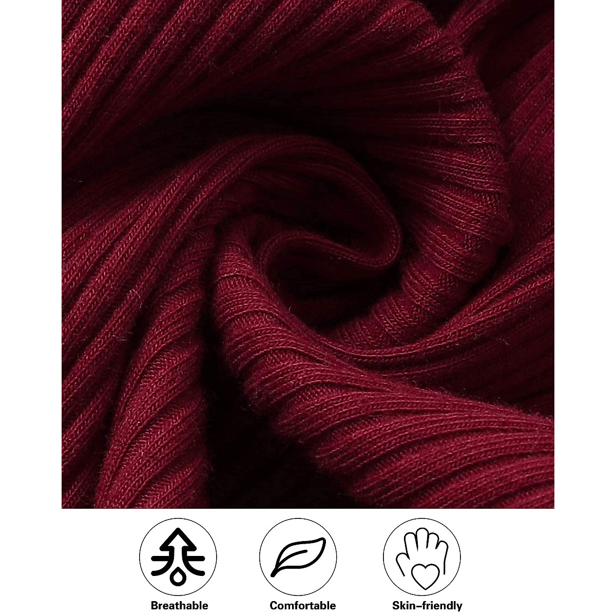 nilikastta Baby Girls Clothes Newborn Infant Ruffle Long Sleeve Romper Jumpsuit(Wine Red2,0-3M)