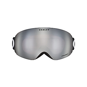 Oakley Flight Deck M OO7064 Black w/Prizm Black Iridium Ski Goggles For Men For Women + BUNDLE with Designer iWear Eyewear Kit