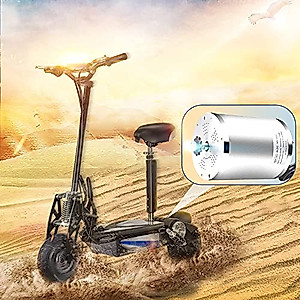 Electric Motor 1600W 48V go Kart Electric Motor kit with Throttle 33A Speed Controller BLDC ATV Kits Scooter Motorcycle Engine Ebike Conversion Kit Chain T8F