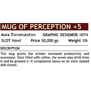 CafePress Of Perception Mug Ceramic Coffee Mug, Tea Cup 11 oz