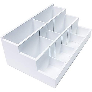 Desk Maid DSST-6697 Totally Tiffany-Die and Stamp Organiser, One Size, White