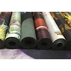 35x60cm Standard Size Black Game playmat with zooms with Free storange playmat Sleeve