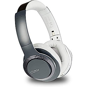 Cleer Audio Enduro 100 Wireless Bluetooth Headphone - Over Ear Fast Charging Lightweight, Podcasting 100Hr Long Battery | Full Charge 4 Day Playback, Play Music & Take Calls Ironless Driver (Navy)