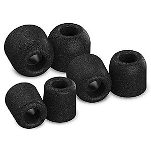 COMPLY Isolation T-600 Memory Foam Replacement Earbud Tips for Cambridge Audio Melomania 1, 1More Quad Driver, Moondrop Blessing2, Plantronics, Pioneer, and more Earphones (Assorted, 3 Pairs)