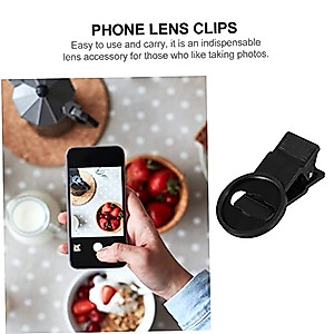 Hemobllo 4 Pcs Phone Lens Clip Fotos Camera Filter Camera Lenses Fish Eyes Lens Cell Phone Camera Lens Kit Fisheye Lens for Phone Universal Phone Photo Lens Clips Phone Lens Clips Kit Phone