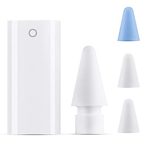 MJKOR Charging Adapter Compatible with Apple Pencil 1st,Charging Connector and Tips Replacement for iPad Pro Pen