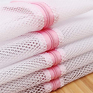 Winwinfly Mesh Laundry Bags,Laundry Bags Mesh Wash Bags,Lingerie Bags for Washing Delicates,Net Fabric