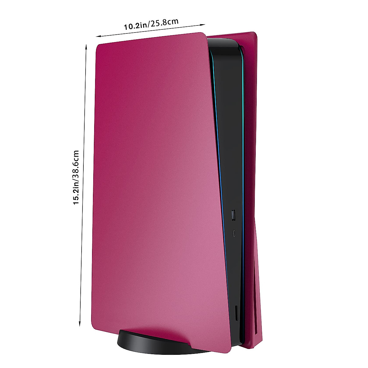 BSOON PS5 Accessories Faceplate, Hard Shockproof Playstation 5 Face Plate Shell Skin Case, ABS Anti-Scratch Dustproof PS5 Gaming Console Cover Replacement Accessories for PS5 Disc Edition