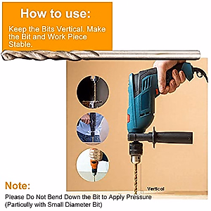 Mtsooning 10PCS 1.3mm Mini Drill Bits, Small Steel Twist Drilling Kit, Precision Hss Drilling Tool for Metal, Wood, Manual Work DIY, Crafts Jewelry, Assembling, Model Making