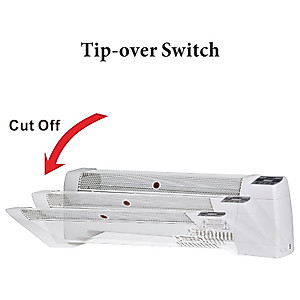 Optimus 30" Baseboard Convection Heater with Digital Display & Thermostat