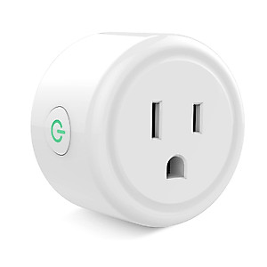 Mini Smart Plug, GHome Wi-Fi Outlet Works with Alexa and Google Home, Smart Sockets Remote Control with Surge Protector Timer Schedule Function,ETL FCC Certified,1 Pack