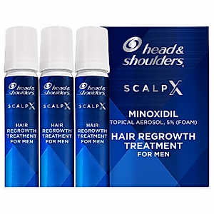Head & Shoulders Scalp X for Men, 2.11 fl oz, Pack of 3, White