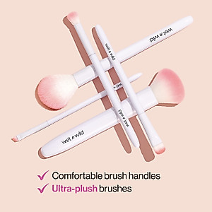 wet n wild Powder Brush, Ultra-Plush Synthetic Bristles for Flawless Application, Soft Touch, Ergonomic Handle for Comfortable Precision Control